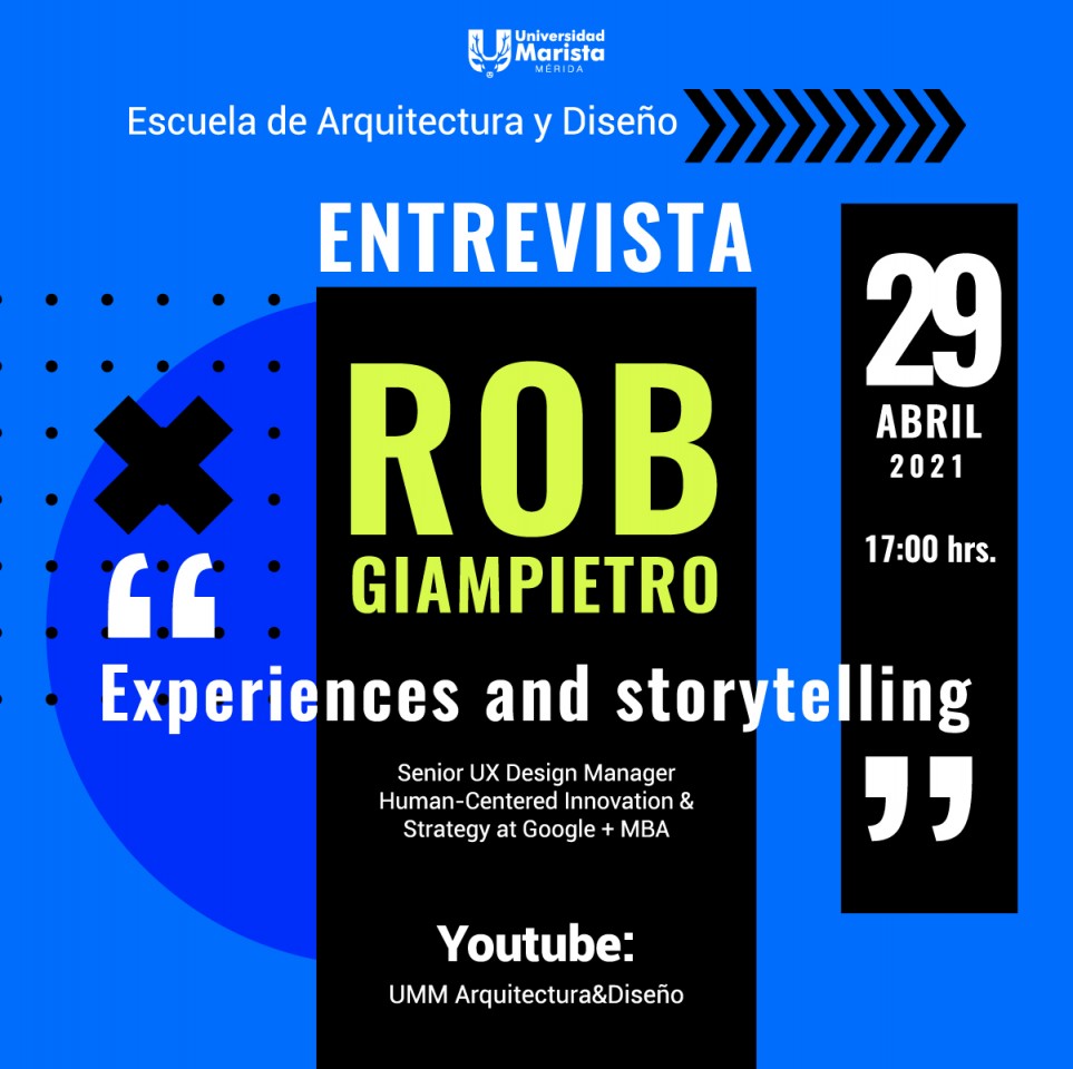 Rob Giampietro "Experiences & storytelling" | Eventos | Universidad ...